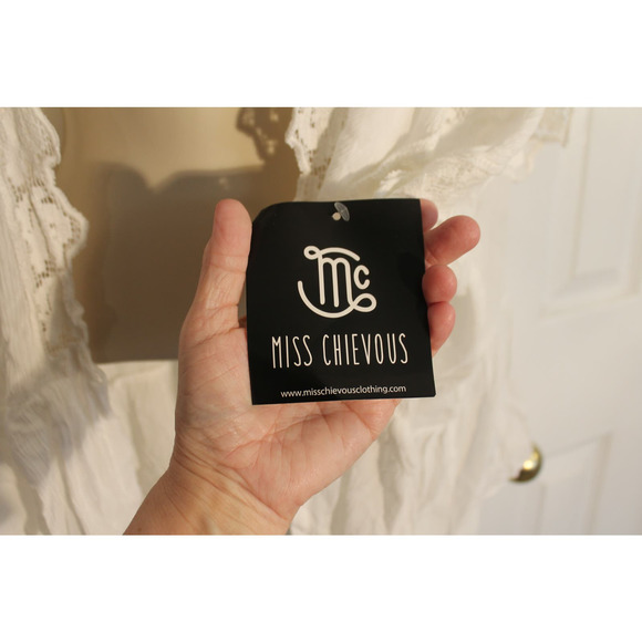 Miss Chievous | Tops | Miss Chievous Romantic White Flowy Kimono Top W ...